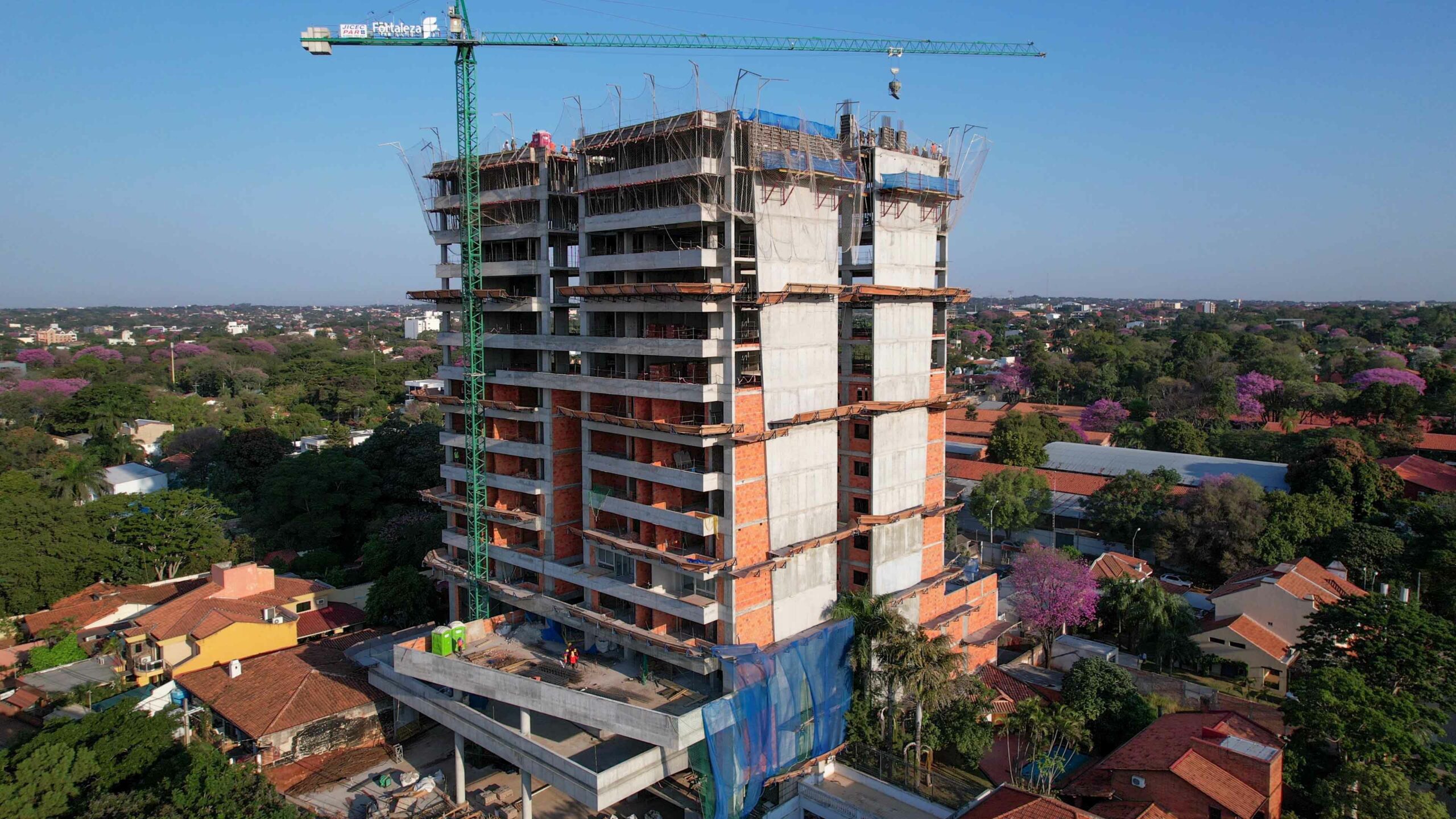 Estructura de hormigón Edificio Fortaleza Boggiani - AGB Constructora